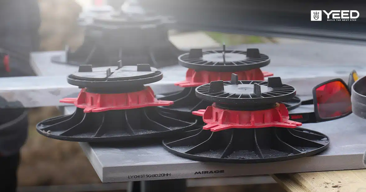 Wooden deck - Adjustable pedestals for Wooden Terraces